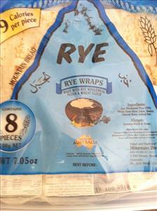 Mountain Bread Rye Bread Wrap - Photo