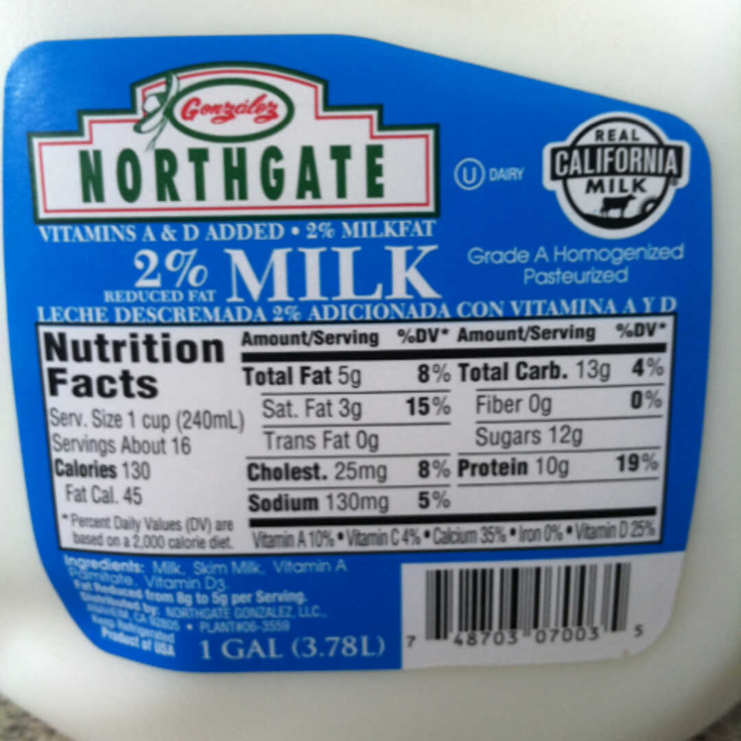 2 Milk Nutrition Facts 2 Milk Nutrition Facts